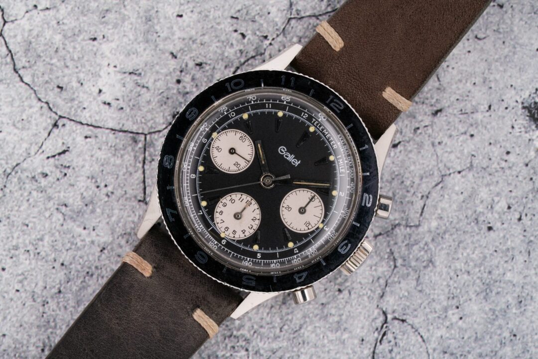 Gallet MultiChron Pilot Chronograph - Menta Watches- Buy Vintage and ...