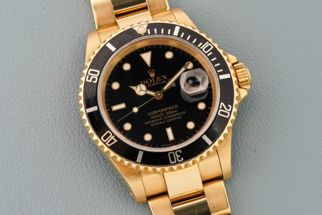 Rolex "18kt Gold 16618" Submariner - Menta Watches- Buy Vintage and ...