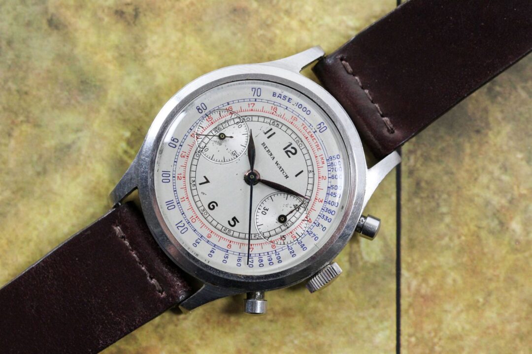Berna "Oversized Clamshell" Chronograph - Menta Watches- Buy Vintage ...