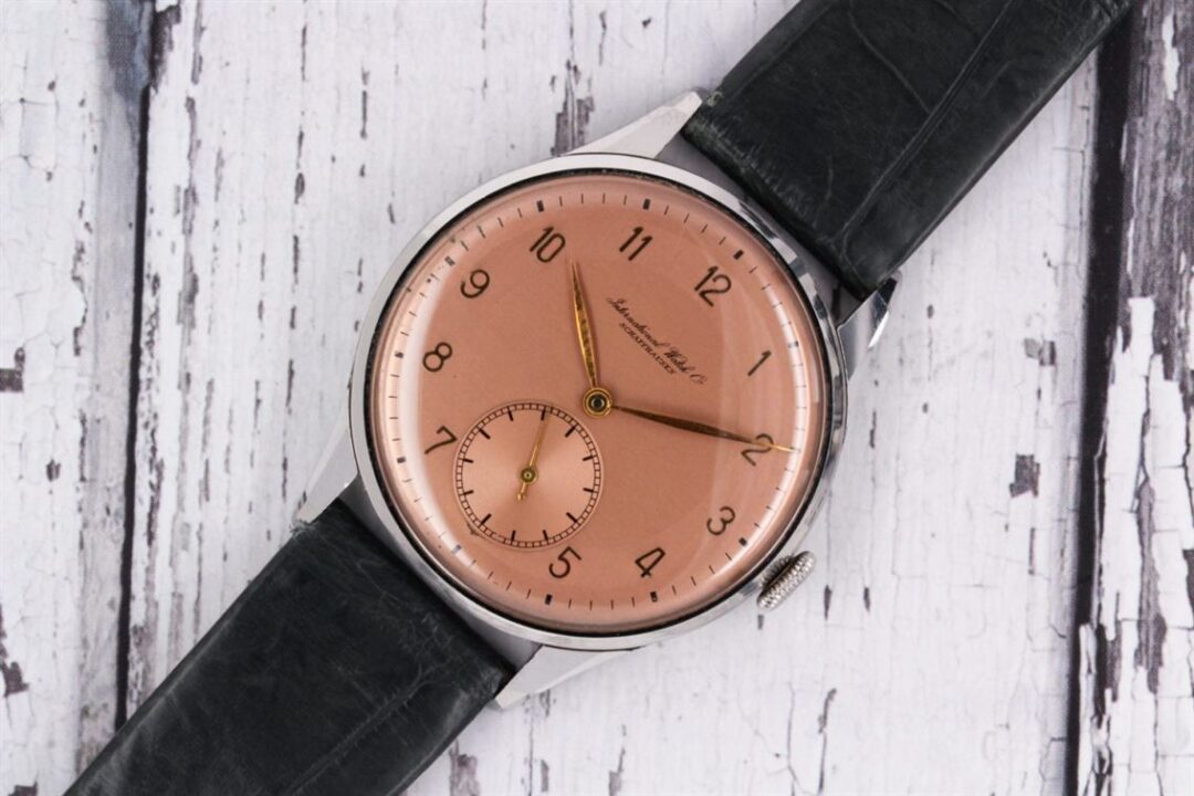 IWC "Two-Tone Salmon" Watch - Menta Watches- Buy Vintage and Modern ...