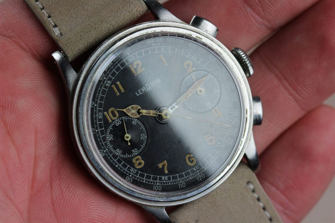 Lemania Military Chronograph - Menta Watches- Buy Vintage and Modern ...
