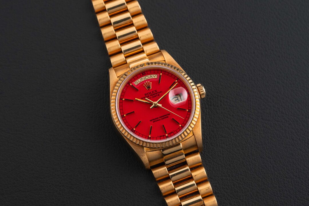 Rolex "18038 Raspberry Stella" Day-Date - Menta Watches- Buy Vintage ...