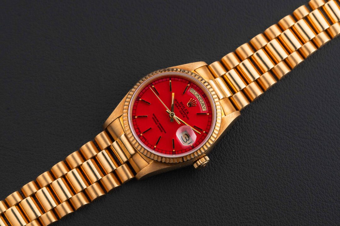 Rolex "18038 Raspberry Stella" Day-Date - Menta Watches- Buy Vintage ...