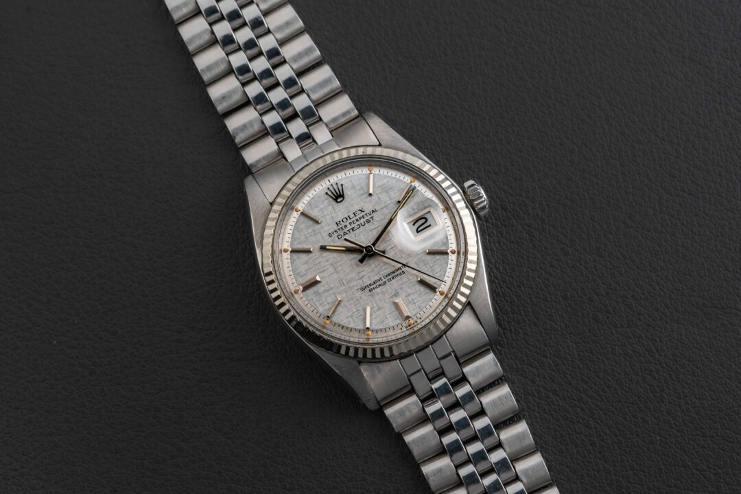 Rolex "1601 Linen-Dial" Datejust - Menta Watches- Buy Vintage and ...